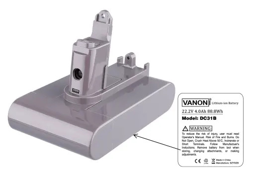 Eplusbatteries recalls certain Vanon Lithium-ion Batteries - CCPC Consumers