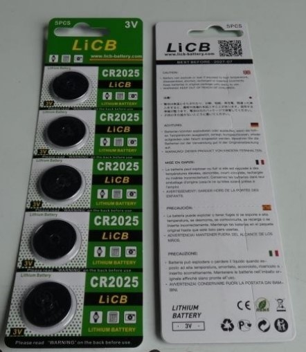 Product Safety Information Notice on LiCB CR2025-Lithium Button ...