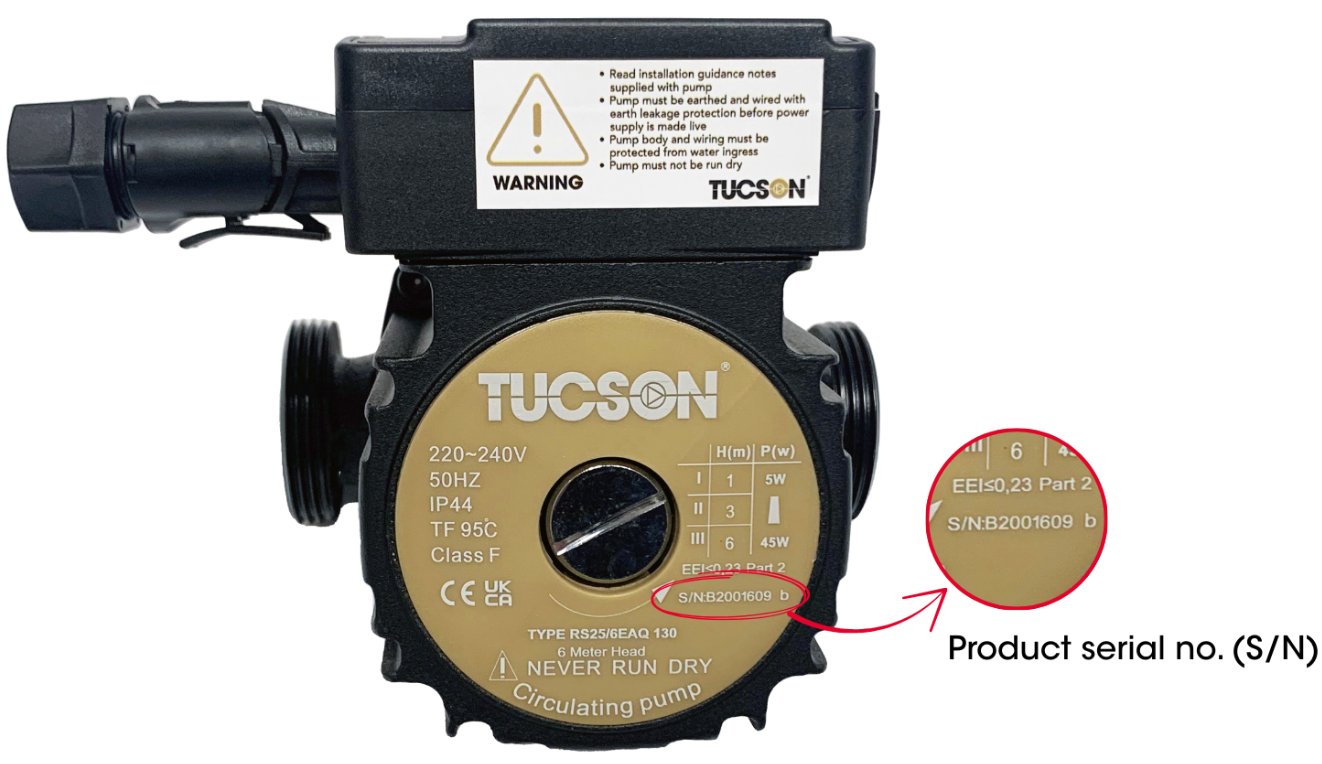 Product Safety Information Notice on Tucson 5m, 6m and 8m circulating pumps - CCPC Consumers